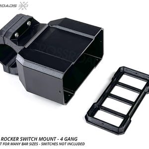 Overhead Roll Bar 4-gang Switch Panel: Jeep, RZR, Pioneer - Etsy