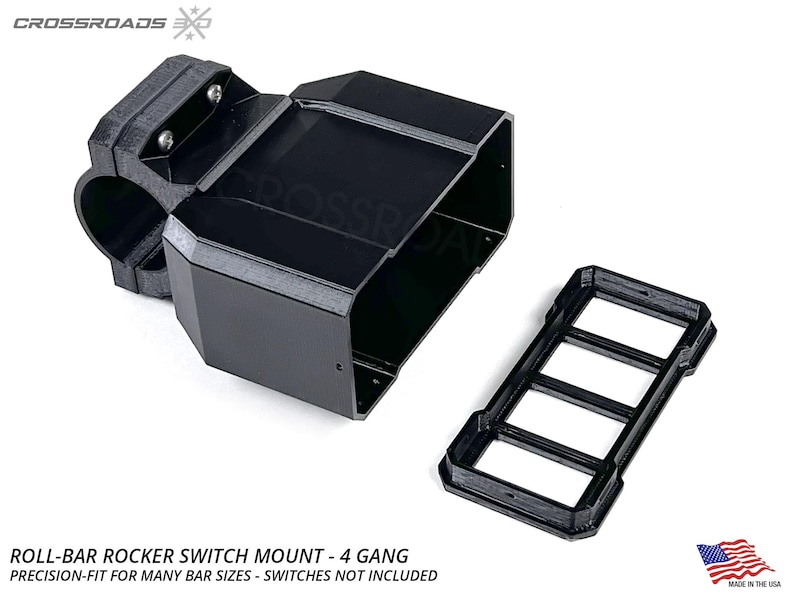 Overhead Roll Bar 4-gang Switch Panel: Jeep, RZR, Pioneer - Etsy