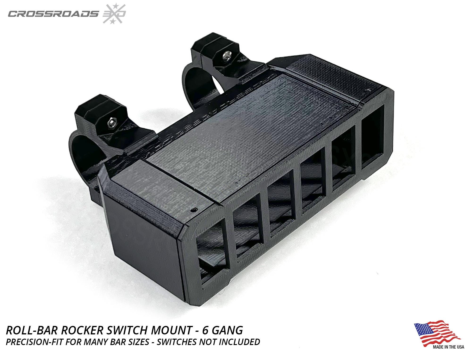 6-gang Overhead Roll Bar Switch Panel: Jeep, RZR, Pioneer - Etsy