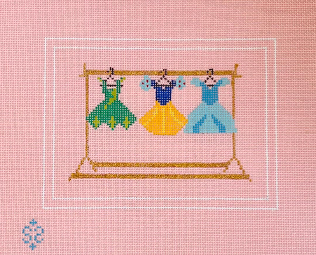 Needlepoint Disney Princess Costume Closet Ornament Door Hanger - Etsy