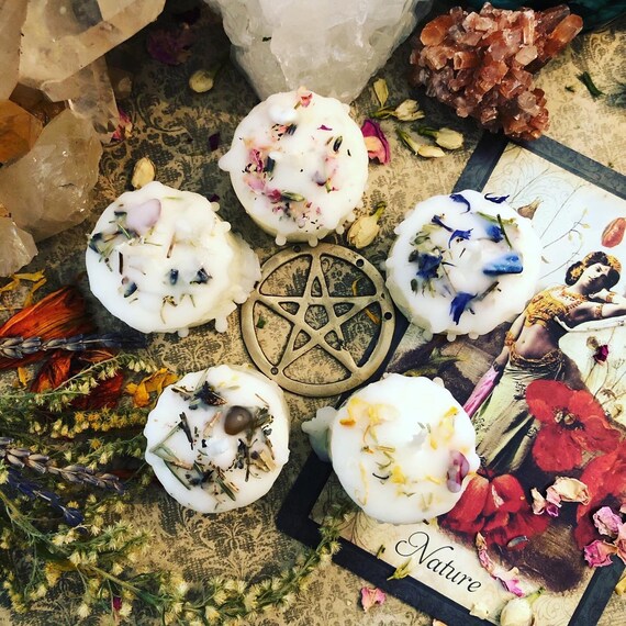 ELEMENTAL Ritual Candles SET 5 Tealight/votives | Etsy