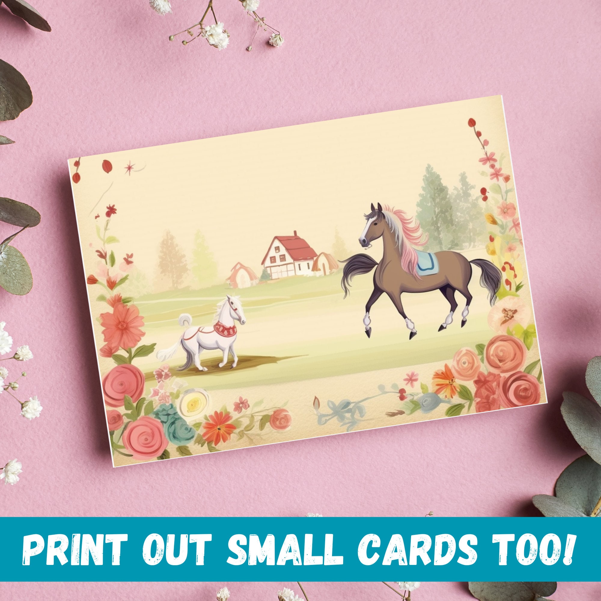 Horse Themed Stationary Set - Etsy
