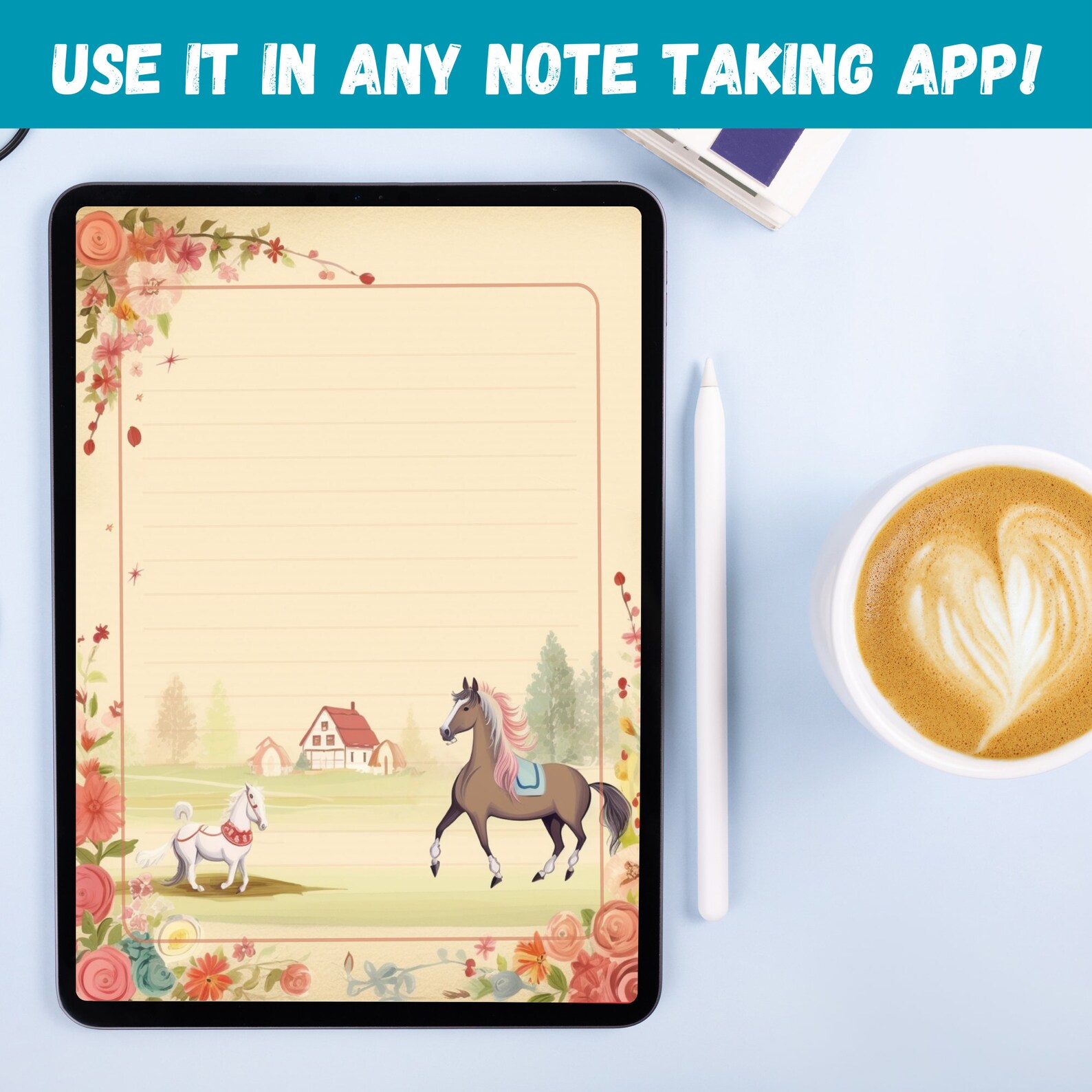 Horse Themed Stationary Set - Etsy