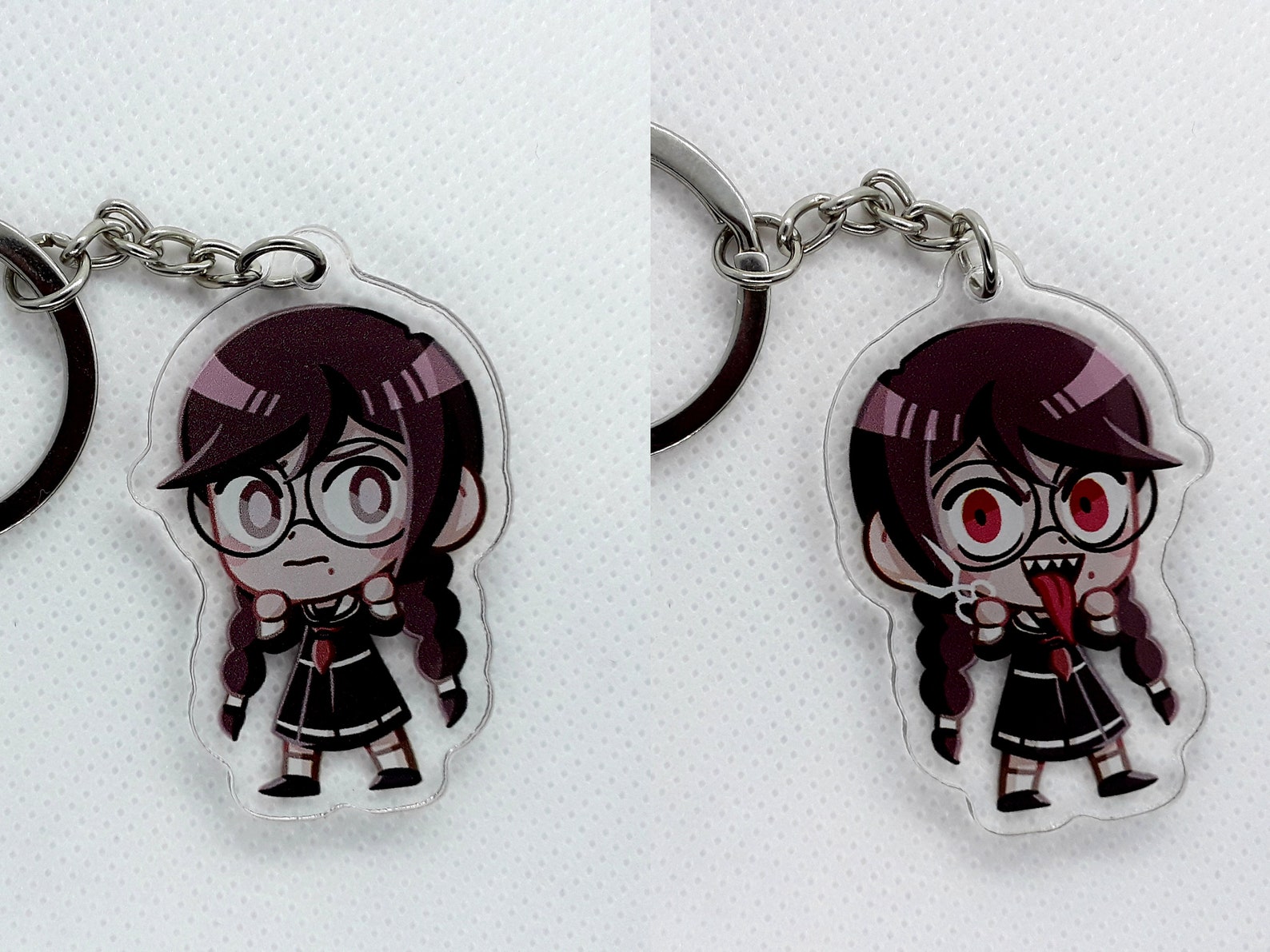 DR 1 Keychains Leon Kirigiri Celeste Ludenburg Byakuya Togami | Etsy