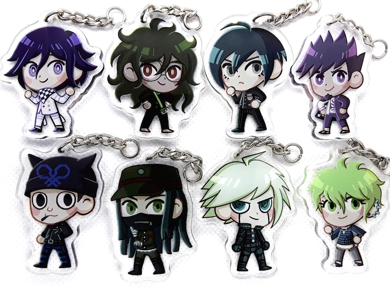 DR V3 Boys Keychains Shuichi Saihara Kokichi Ouma Kaito - Etsy