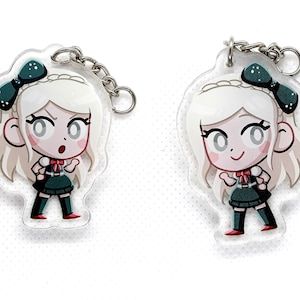 DR 2 Girls Keychains Mahirui Hiyoko Saionji Chiaki Ibuki Nanami Mioda ...
