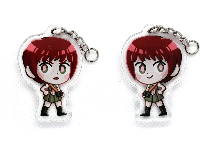 DR 2 Girls Keychains Mahirui Hiyoko Saionji Chiaki Ibuki - Etsy