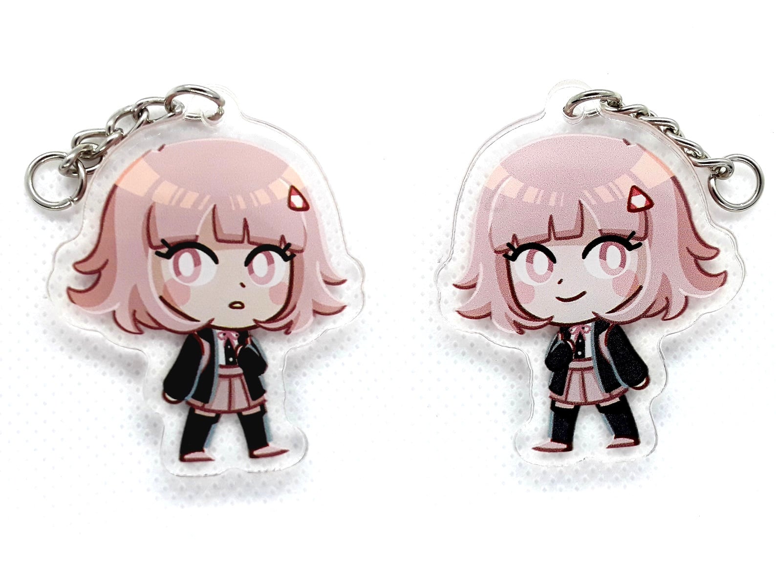 DR 2 Girls Keychains Mahirui Hiyoko Saionji Chiaki Ibuki - Etsy