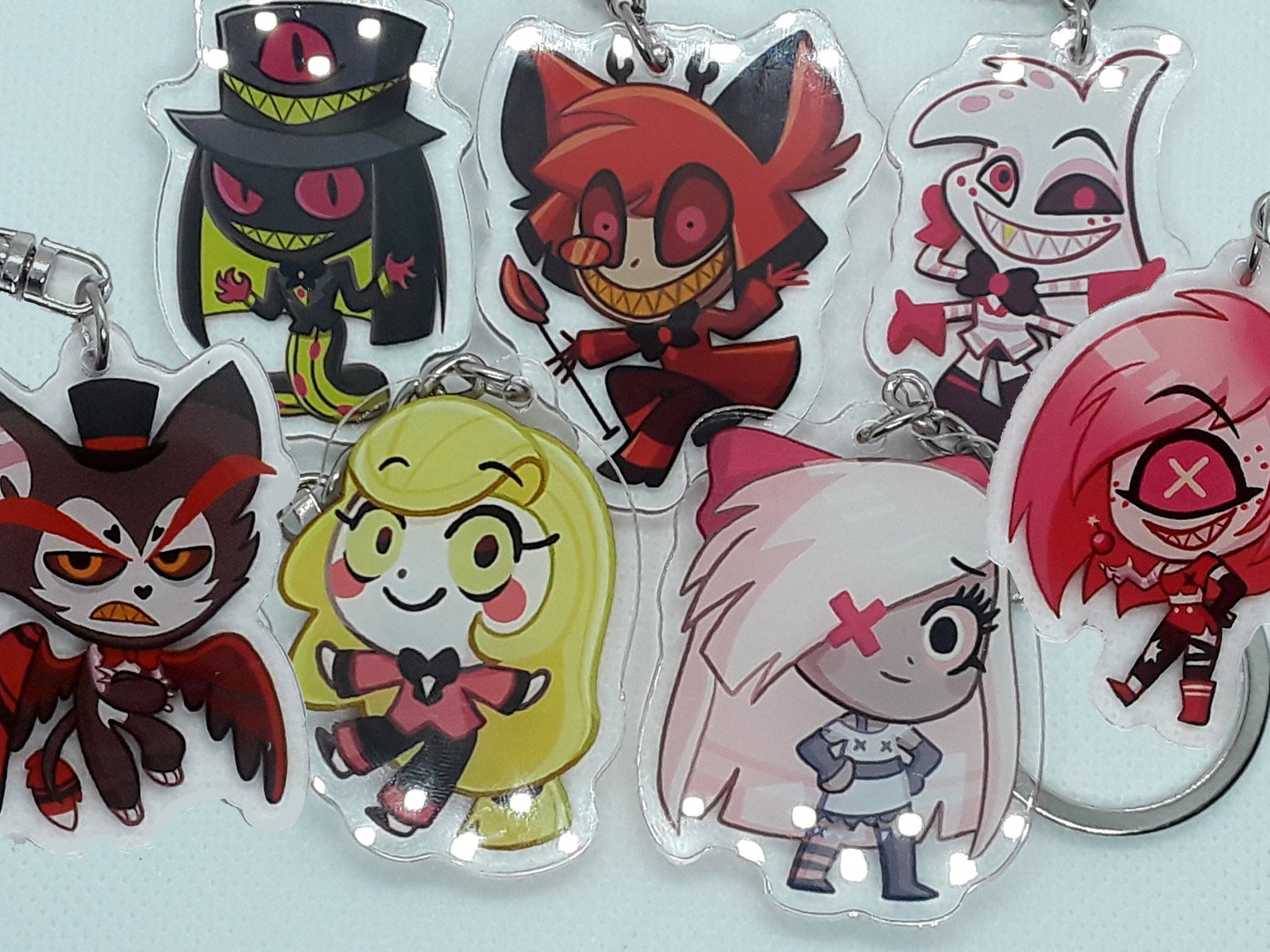 Hotel Charlie Vaggie Alastor Angel Dust Hazbin Cherri Bomb - Etsy