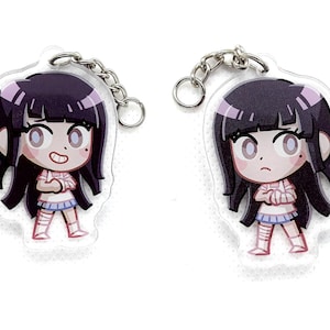 DR 2 Girls Keychains Mahirui Hiyoko Saionji Chiaki Ibuki Nanami Mioda ...