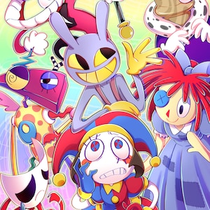 TADC Amazing Circus Digital Pomni Caine Jax Kinger Zooble Ragatha ...