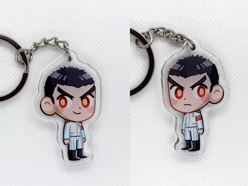 DR 1 Keychains Leon Kirigiri Celeste Ludenburg Byakuya Togami - Etsy
