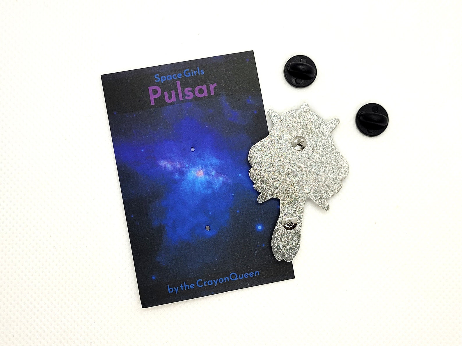 Pulsar astronomy enamel pin space girls astrology planet | Etsy