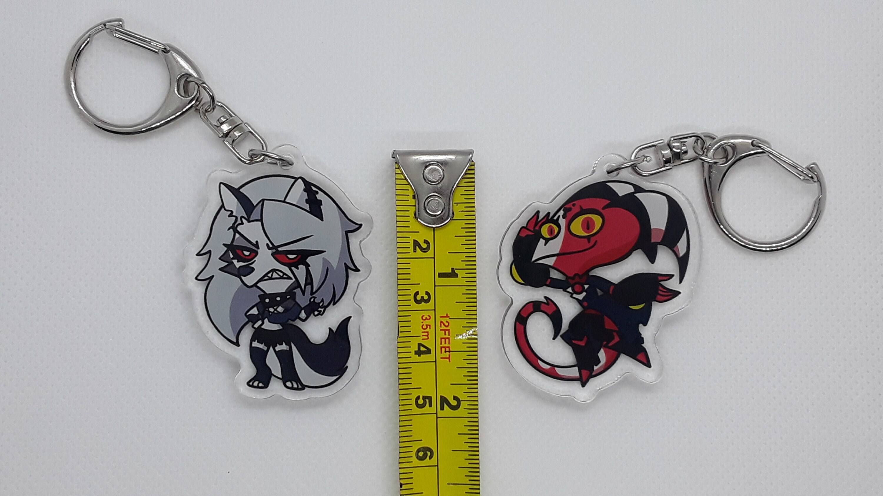 Blitzo Moxxie Millie Stolas Loona Boss Helluva Keychains Demon | Etsy ...