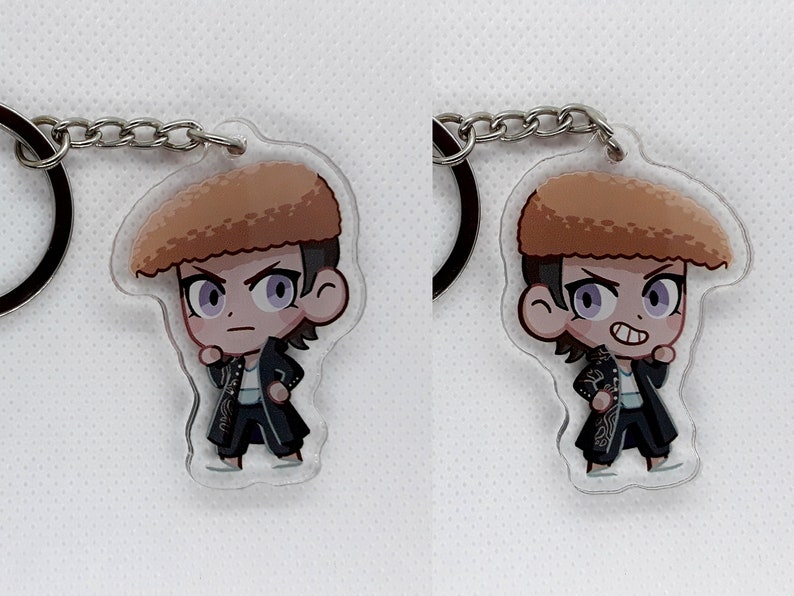 DR 1 Keychains Leon Kirigiri Celeste Ludenburg Byakuya Togami - Etsy