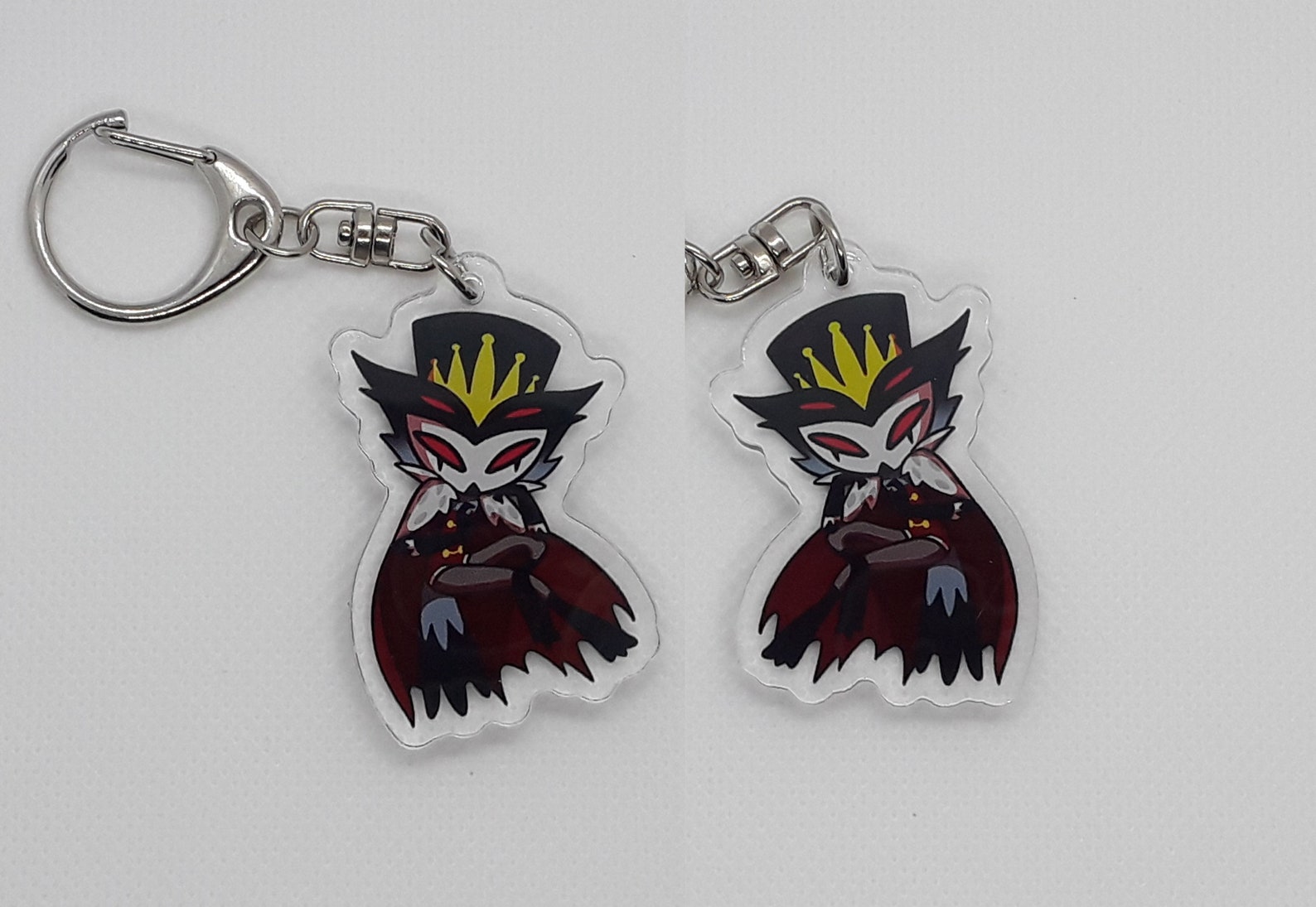 Blitzo Moxxie Millie Stolas Loona Boss Helluva Keychains Demon - Etsy