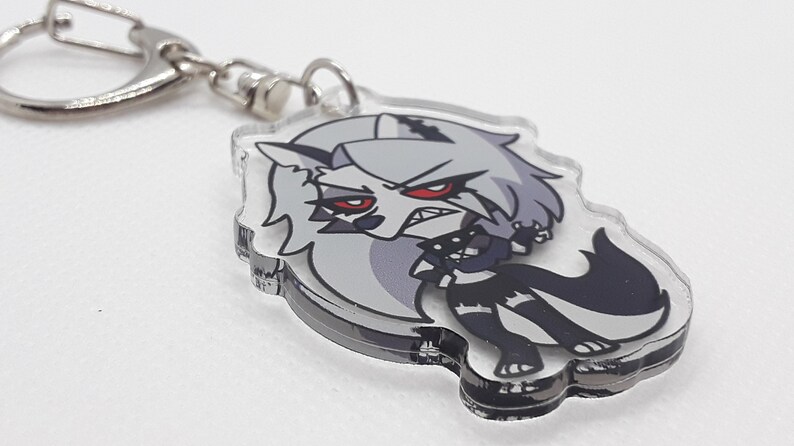 Blitzo Moxxie Millie Stolas Loona Boss Helluva Keychains Demon - Etsy