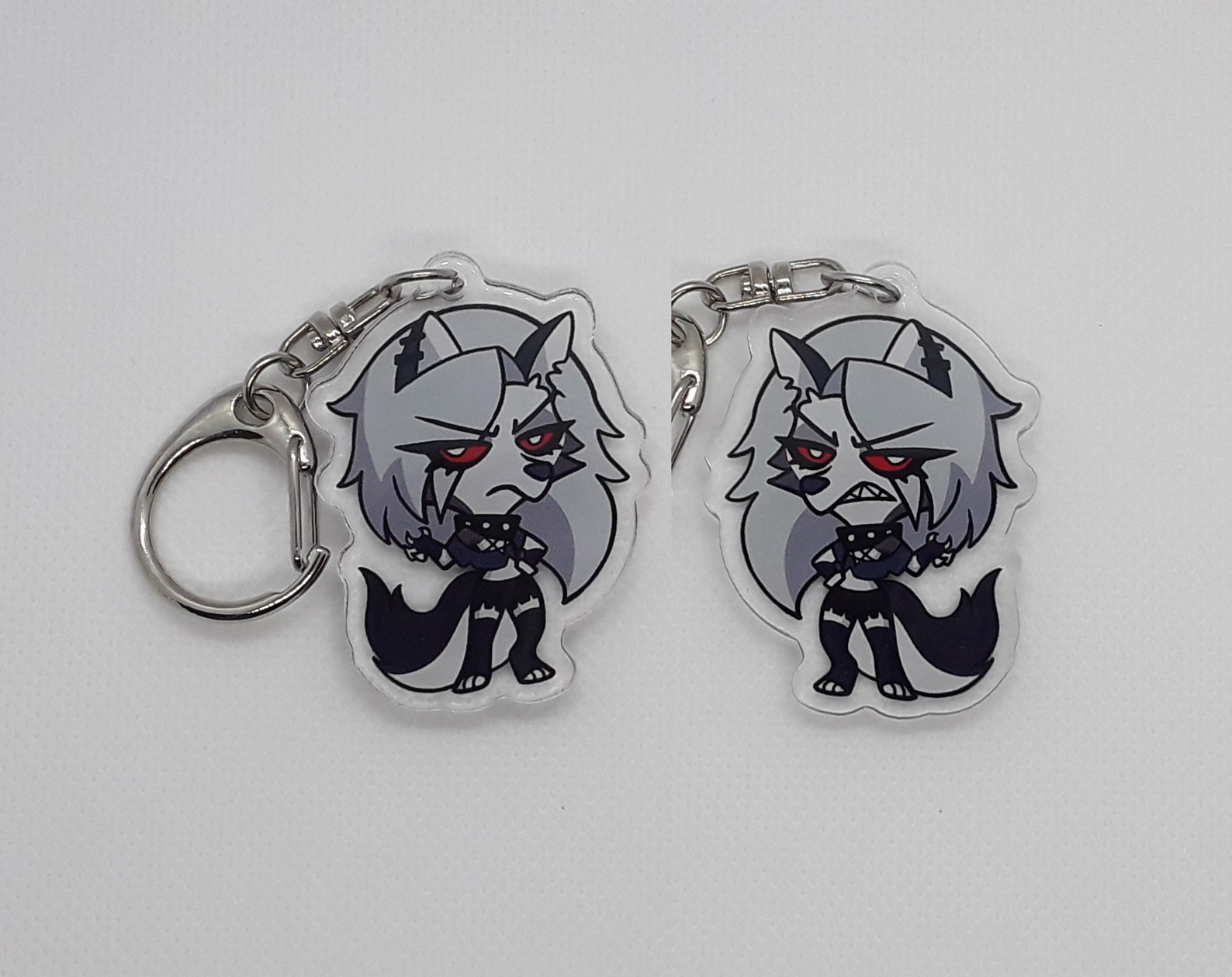 Blitzo Moxxie Millie Stolas Loona Boss Helluva Keychains Demon - Etsy