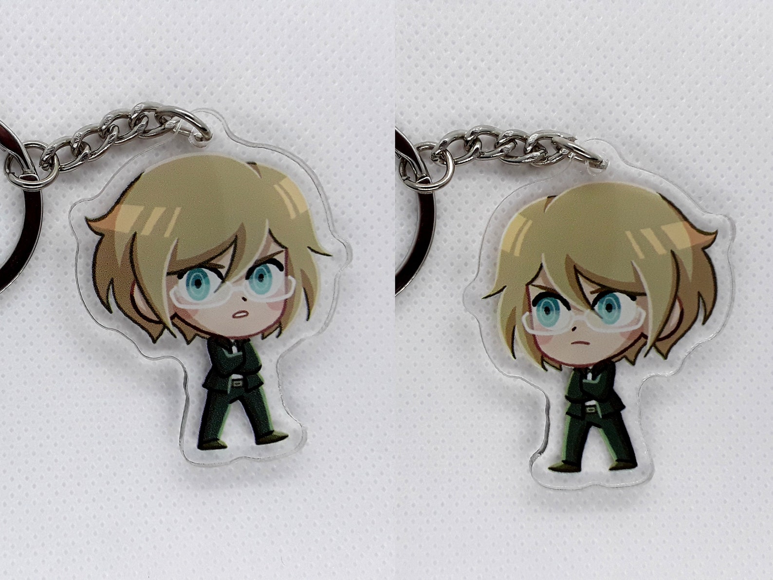 DR 1 Keychains Leon Kirigiri Celeste Ludenburg Byakuya Togami - Etsy