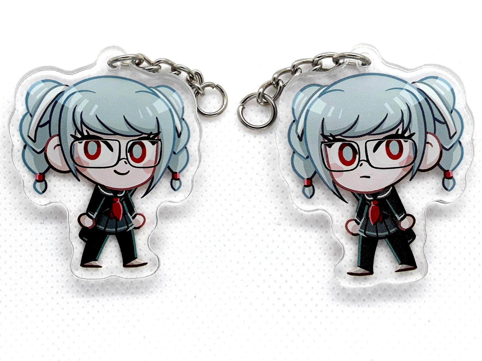 DR 2 Girls Keychains Mahirui Hiyoko Saionji Chiaki Ibuki - Etsy