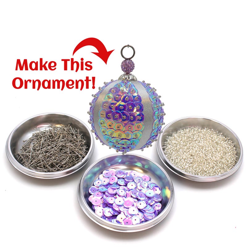 Sequin Ornaments - Etsy