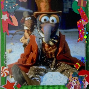 Muppet Christmas Carol Gonzo and Rizzo Top Loader Card - Extra - Etsy