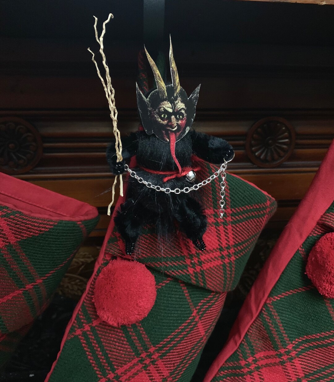 Krampus Holiday Ornament Figurine - Etsy