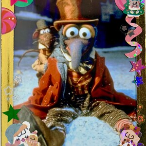 Muppet Christmas Carol Gonzo and Rizzo Top Loader Card - Extra - Etsy