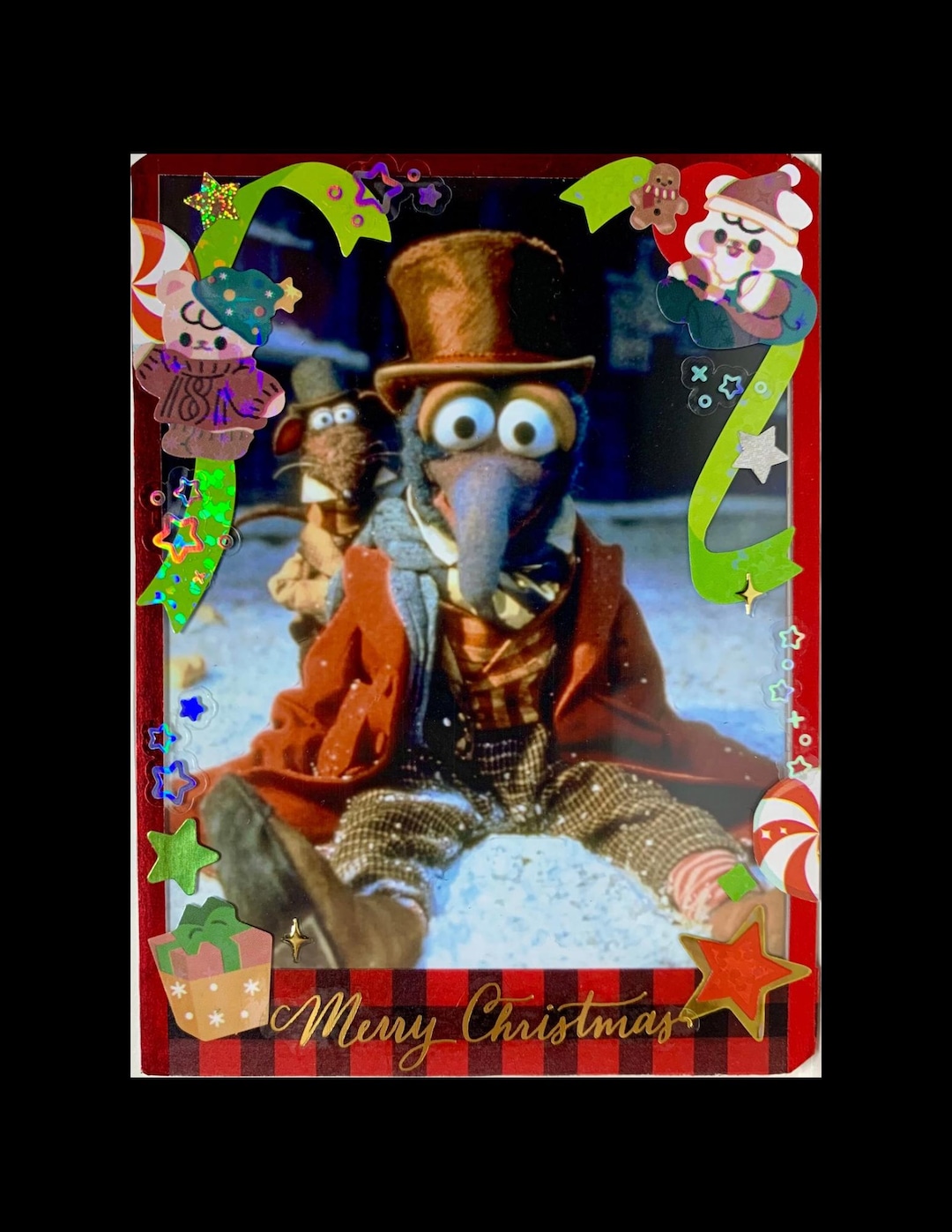 Muppet Christmas Carol Gonzo and Rizzo Top Loader Card - Extra - Etsy