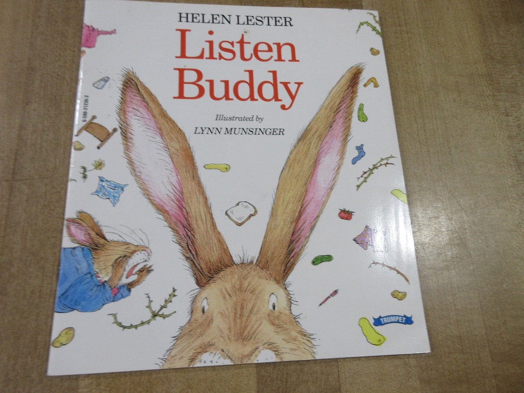 Listen Buddy by Helen Lester Illustrated Lynn Munsinger 1995 Trumpet ...