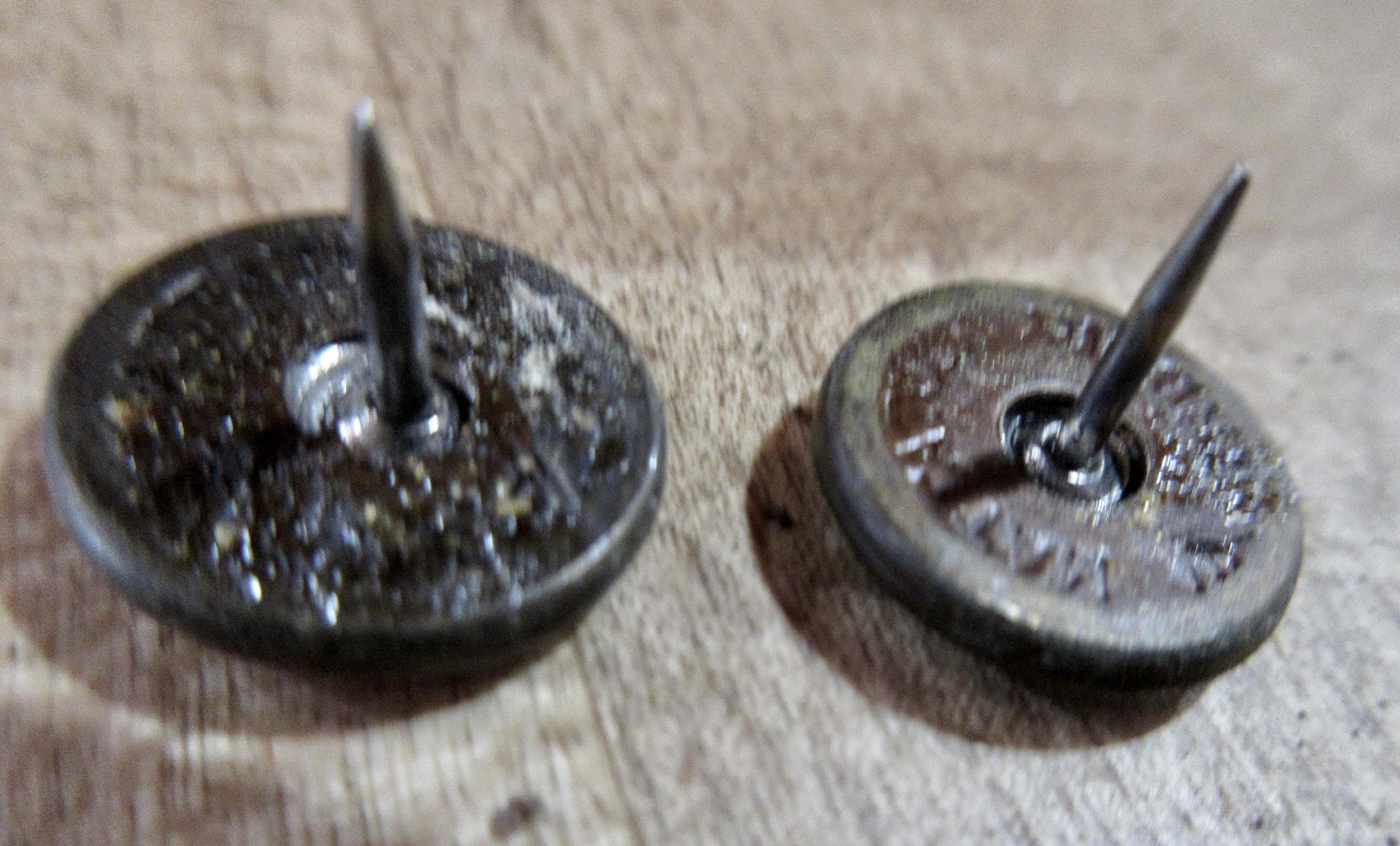 Antique New Howard Treadle Sewing Machine Part : Lid Damper Buttons - Etsy