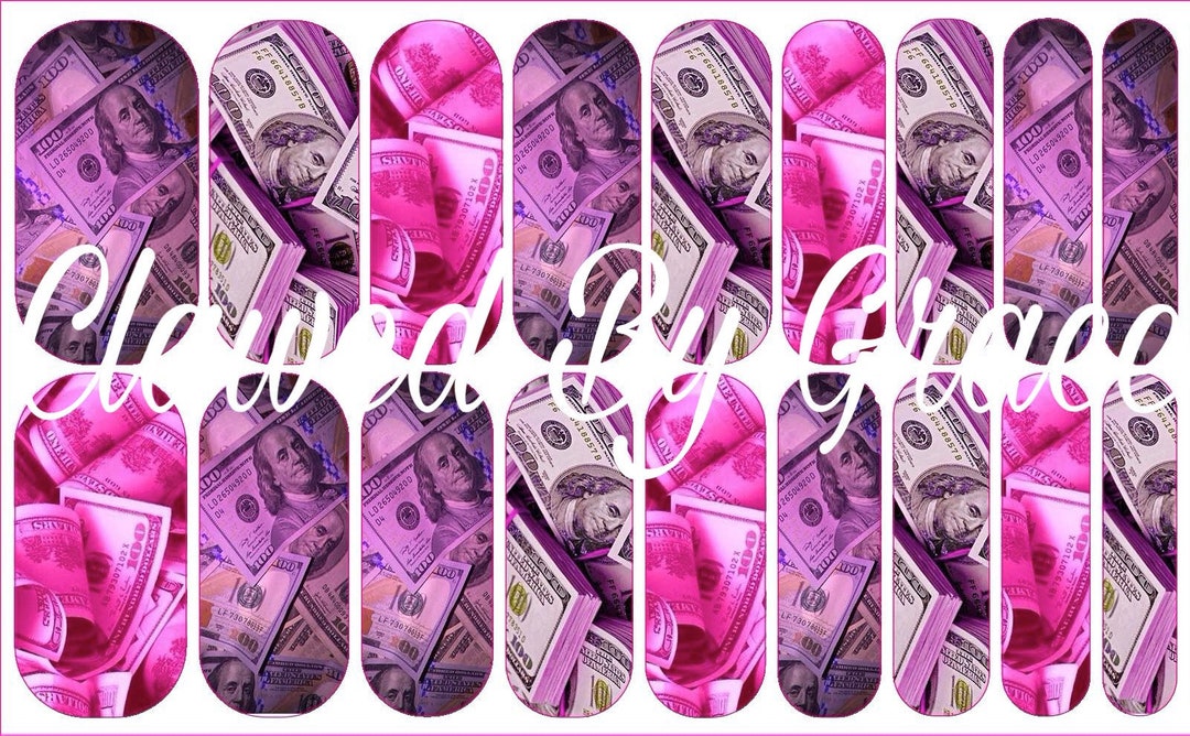 Pink Purple Money Dollar Full Wrap Decals Waterslide Nail Etsy pink-purple-money-dollar-full-wrap-decals-waterslide-nail-etsy