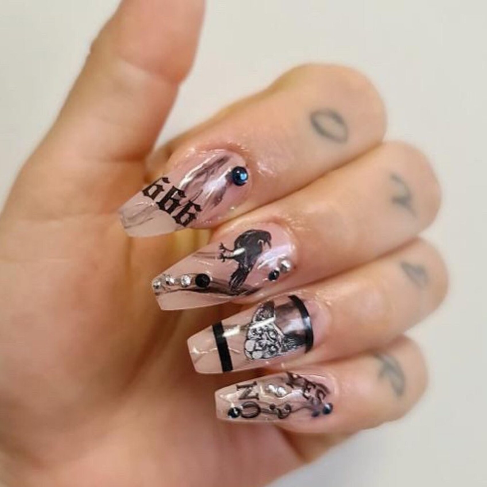 Gothic Witch Ouija Nail Stickers Decals Halloween Witchy - Etsy UK