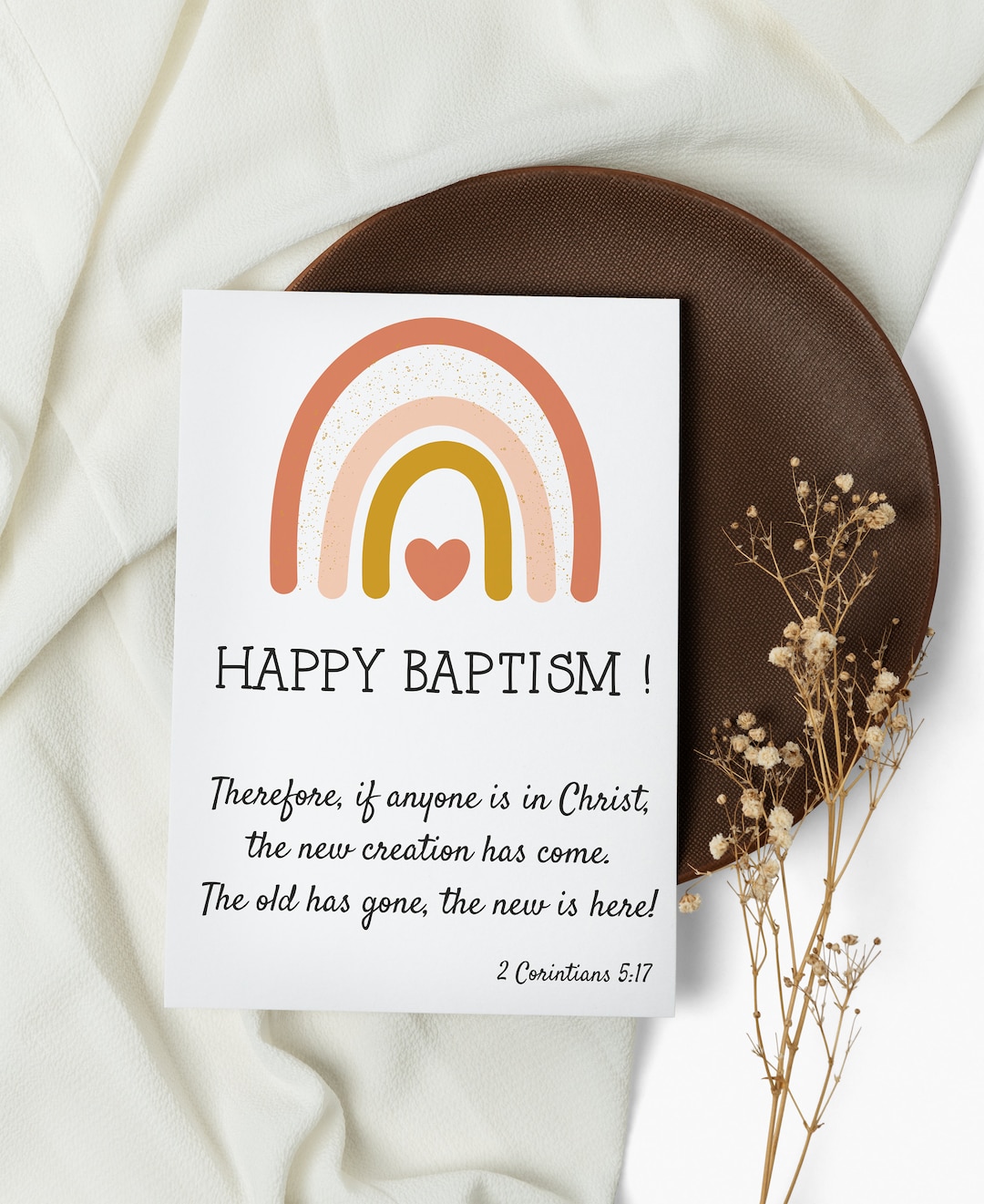 Baptism Greeting Card - Etsy