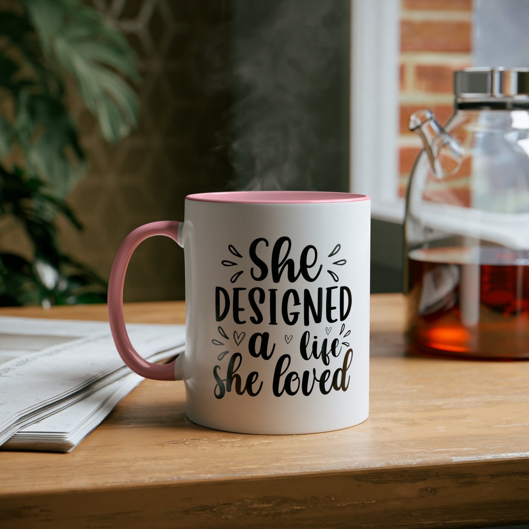 Strong Woman Mug - Two-tone Coffee Mugs, 11oz - Etsy