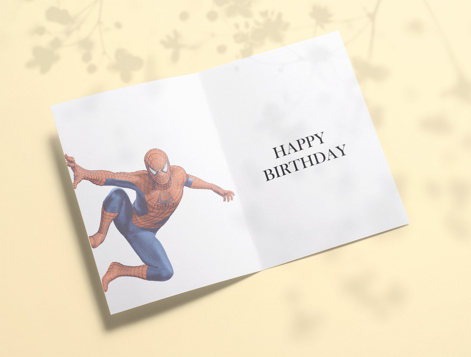 ANY AGE Super Hero Birthday Card Personalised Birthday Card . - Etsy