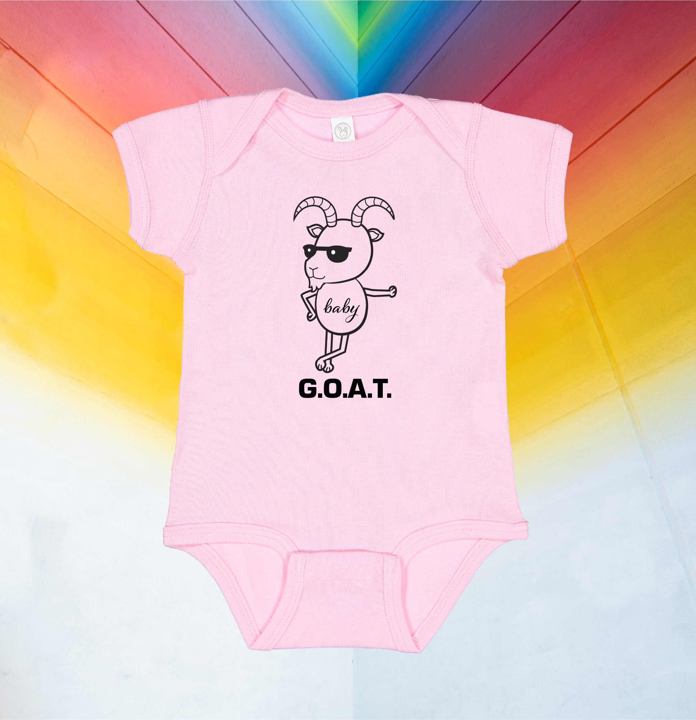Baby G.O.A.T Onesie, Goat Bodysuit, Cute Baby Bodysuit, Baby Shower ...