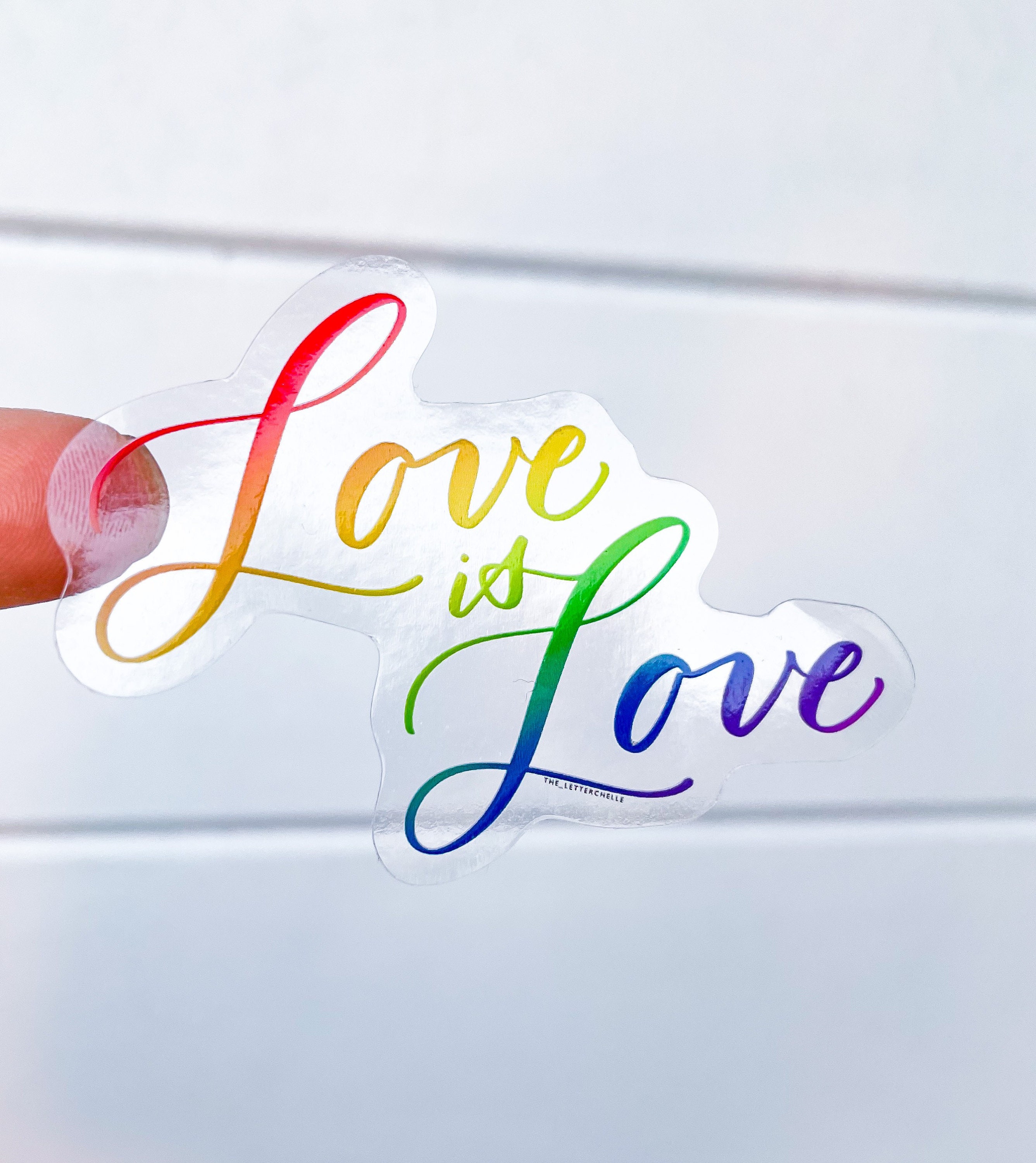 Love is Love Sticker Waterproof Sticker Laptop Sticker Water Bottle ...