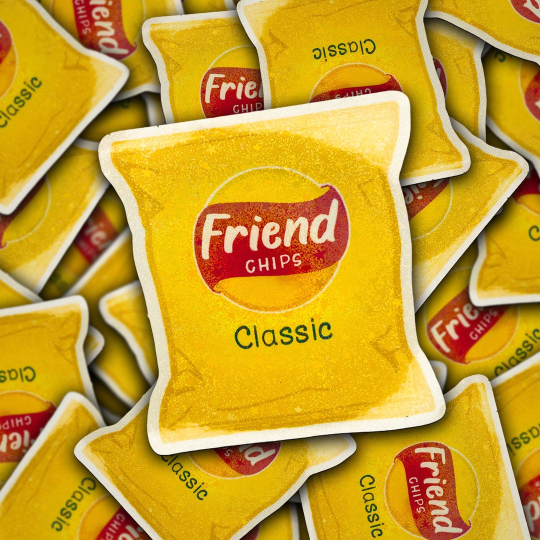 Potato Chips Sticker | Friendships | Friend Chips | Lays Chips | Cute ...