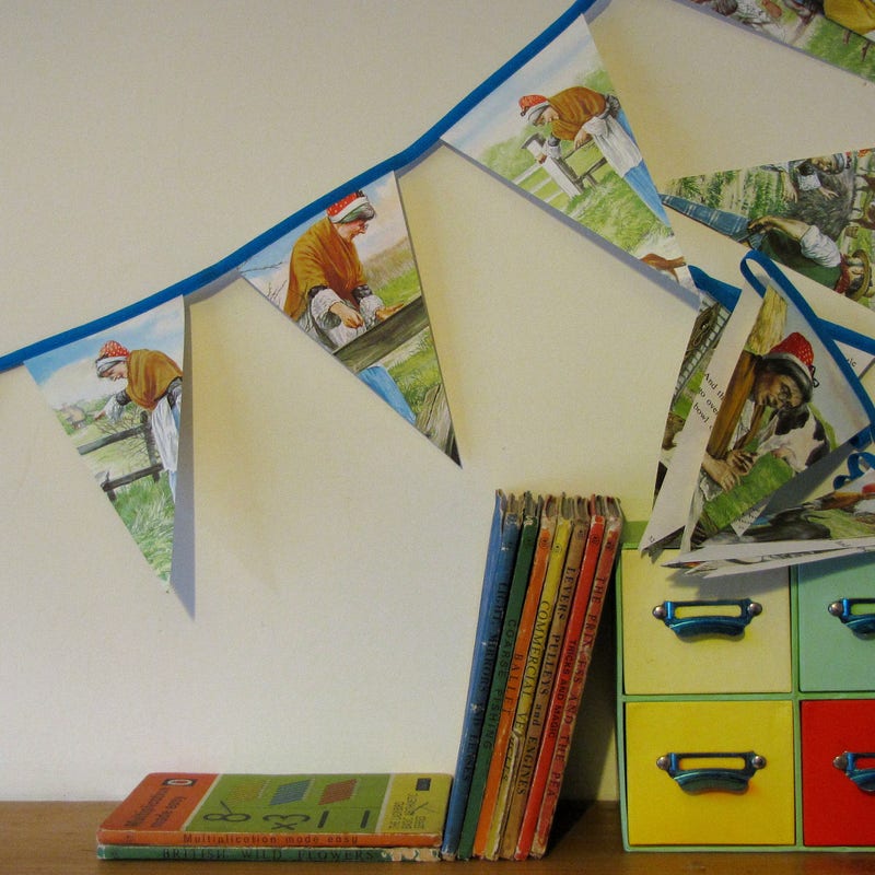 Book Bunting - Etsy