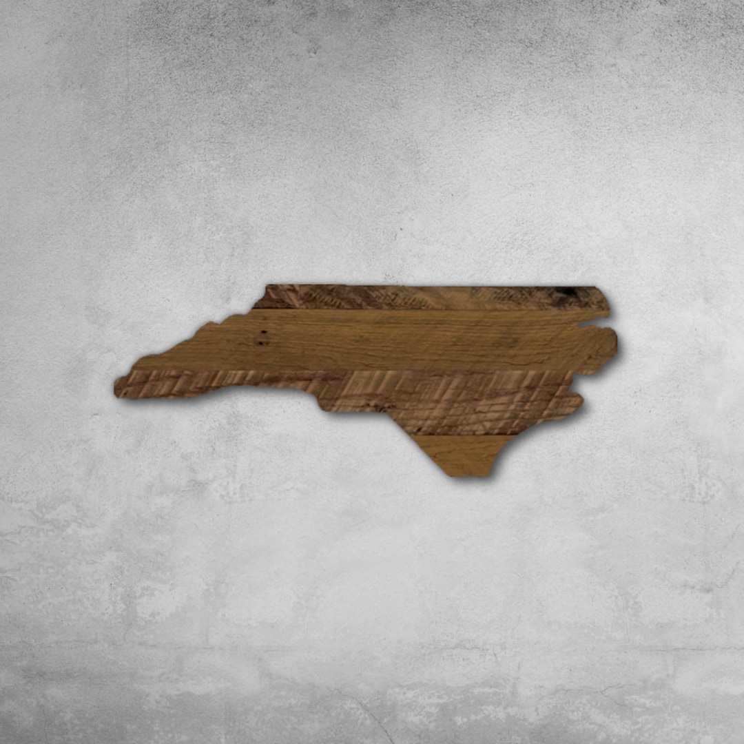 Wooden North Carolina State Sign Wall Art Decor Large Home - Etsy