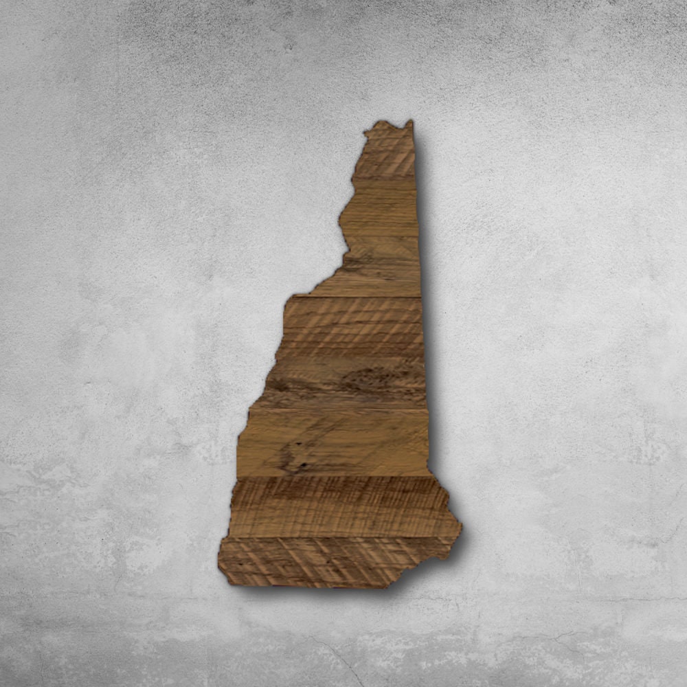 Wooden New Hampshire State Sign Wall Art Decor Large Home - Etsy