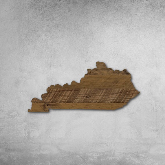 Wooden Kentucky State Sign Wall Art Decor Large Home State | Etsy