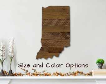 Indiana Home Sign | Etsy