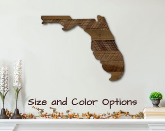 Wooden State Sign | Etsy