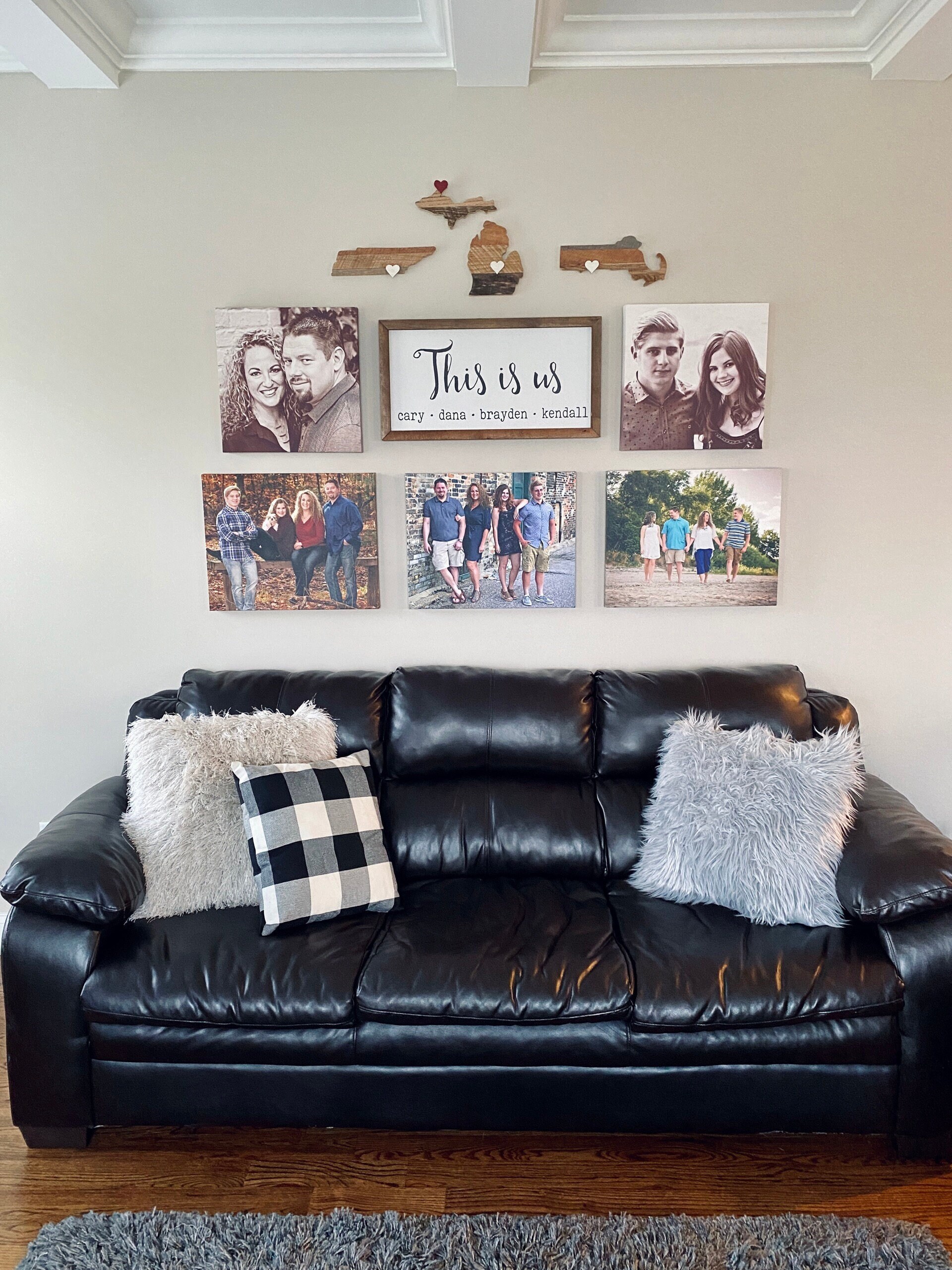 Wooden Michigan State Sign Wall Art Decor Home State Sign | Etsy