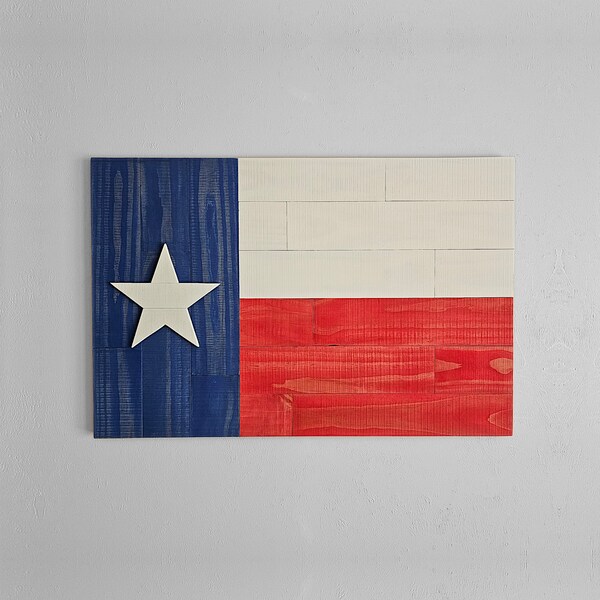 Wooden Texas Flag - Etsy