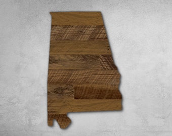 Wood Alabama Art - Etsy
