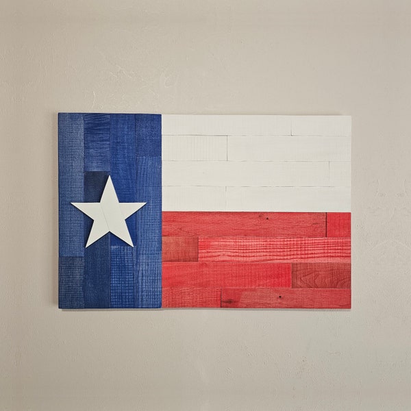 Wooden Texas Flag - Etsy