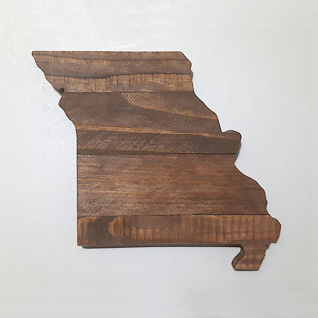 Wooden Missouri State Sign Wall Art Decor Large Home State - Etsy